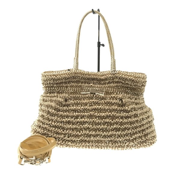 OTHERS | Bags | Anteprima Womens Wire Handbagshoulder Bagtote Bag Beige ...